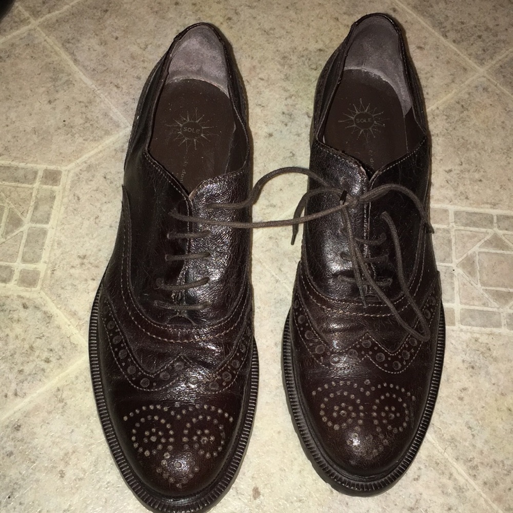 Daniele Tucci Made In Italy Leather Brogues Euc - Gem